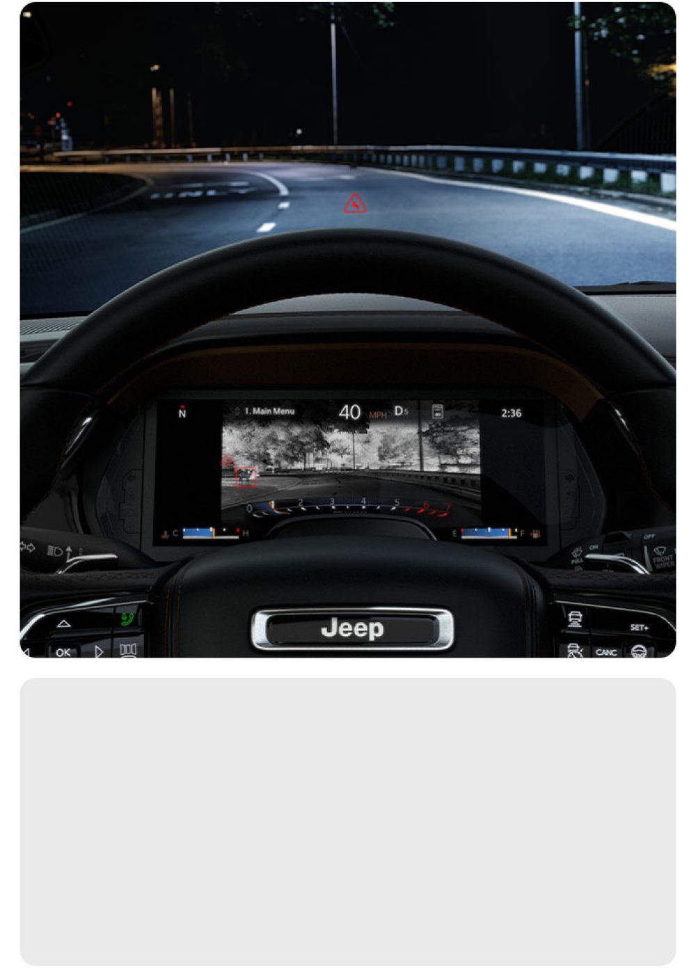 New 2026 Jeep® Grand Cherokee - Technology & Tons of Cameras